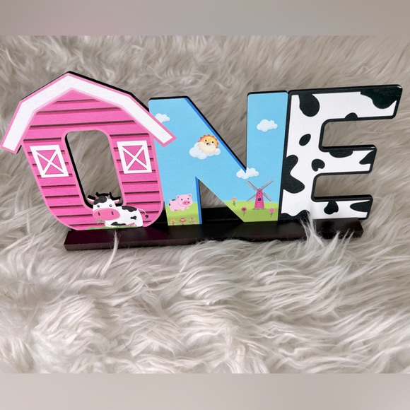 Holiday | New Baby Farm Theme One First Birthdayphotoshoot Decoration ...